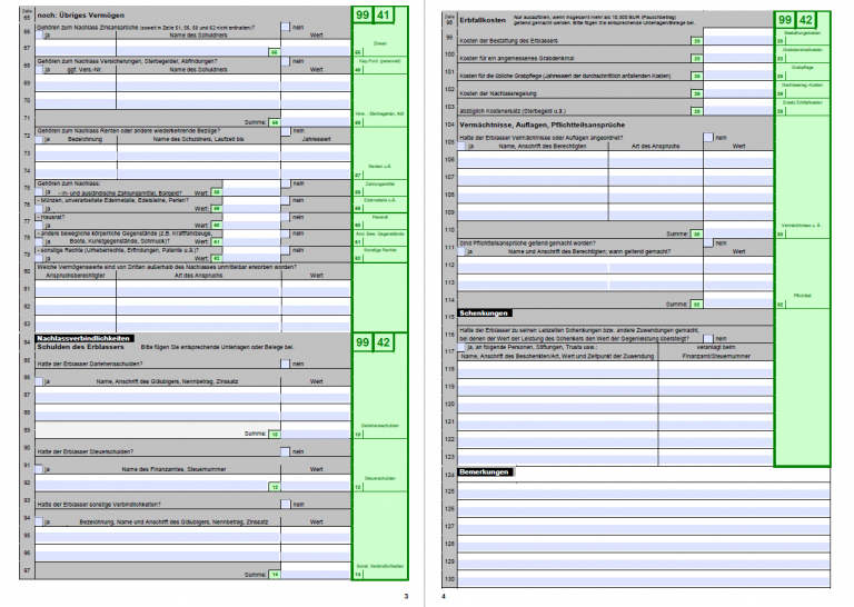 German Inheritance Tax Forms - Cross Channel Lawyers